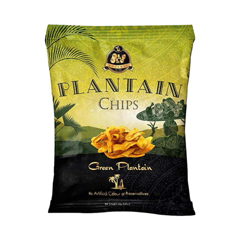 Olu Olu Plantain Chips Green Single - Ofoodi African Store